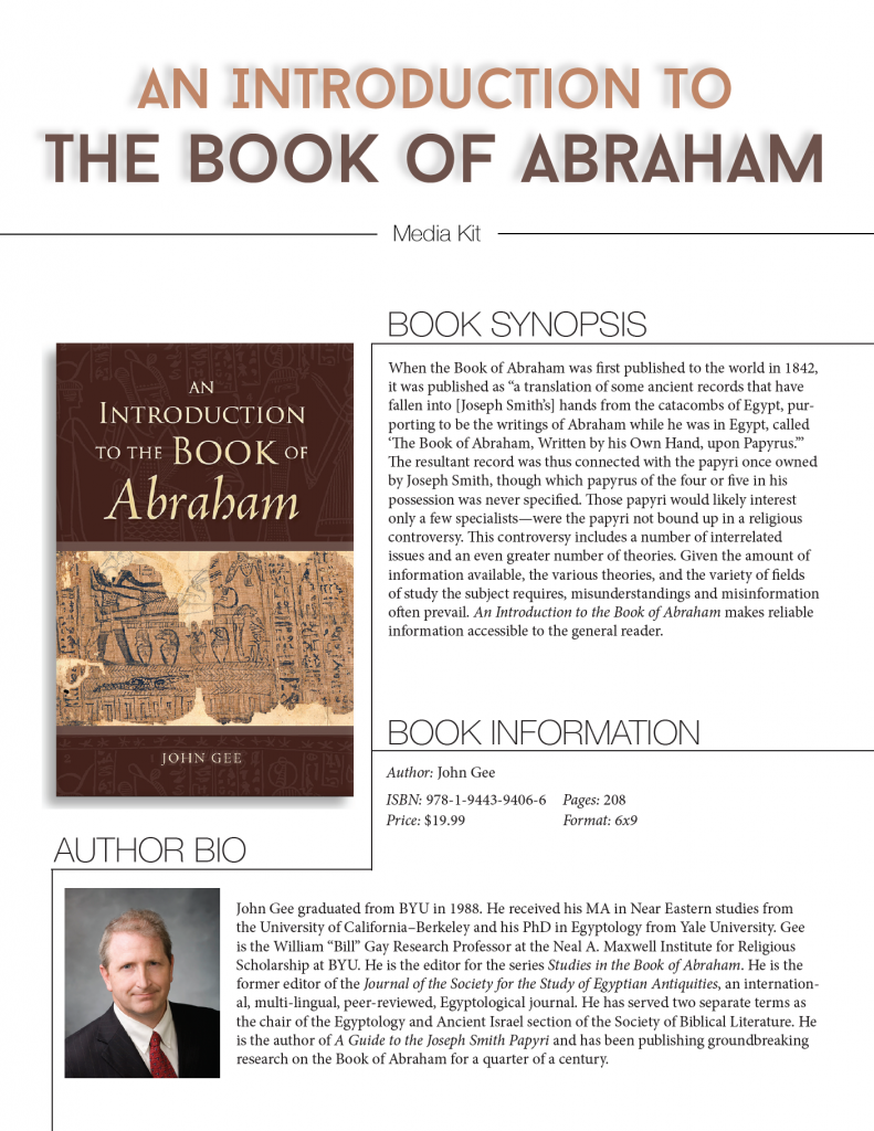Book Review: An Introduction to the Book of Abraham | Ploni Almoni